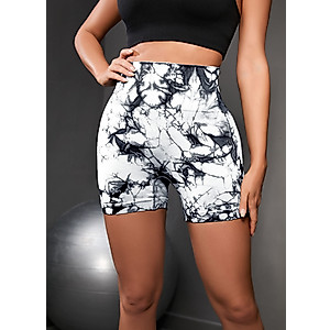 OVESPORT Workout Shorts for Women Scrunch Butt Lifting High Waisted Yoga Gym Seamless Booty Biker Shorts