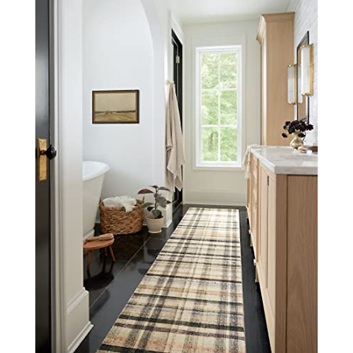 Loloi Chris Loves Julia x Humphrey Collection HUM-02 Ivory/Multi, Contemporary 2'-0" x 5'-0" Accent Rug feat. CloudPile™