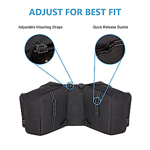 Lixada Bicycle Pannier Bag Waterproof Bike Rear Rack Bag Bike Seat Pannier Cycling Rear Carrier Bag Road Bike Storage Bag