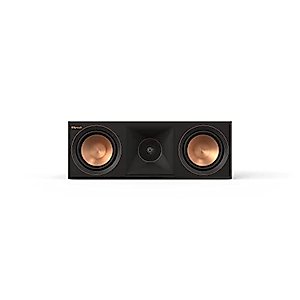 Klipsch Reference Premiere RP-500C II Center Channel Speaker with Updated Tractrix Horn and Port Technology and 5.25” Cerametallic Woofers for Crystal-Clear Home Theater Dialogue in Ebony