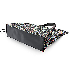 HJJKLLP Women Large Tote Top Handle Shoulder Bags Autism Awareness Breast Cancer Ladies Handbag