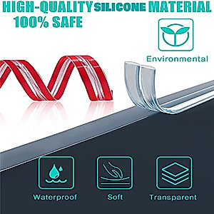 Edge Corner Guards Baby Proofing, 10FT Clear Furniture Edge Protector Strip, [10ft Edge + 4 Corners] Safety 3M Pre-Taped Furniture Bumper, Baby Corner Protector for Fireplace, Table, Stair