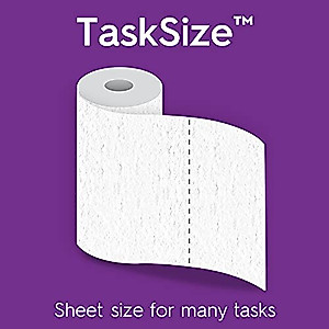 Viva Signature Cloth Paper Towels, Task Size - 24 Super Rolls (4 Packs of 6 Rolls) = 36 Regular Rolls (81 Sheets Per Roll)