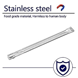 YOUFIRE Gas Burners Tube 16.5 inch Grill Replacement Parts for Kitchen Aid 3 Burner 720-0787 Gas Grill, Kitchen Aid 2 Burner D720-0819 Stainless Steel Grill Burner Pipe