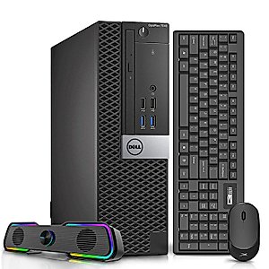 Dell OptiPlex 7040 Desktop Computers PC, 32GB Ram New 512GB M.2 NVMe SSD+1TB HDD,Intel AX200 Built-in WiFi 6 Bluetooth 5.2, i5-6500 3.2GHz, Refubished Computer HDMI,Windows 10 Pro (Renewed)