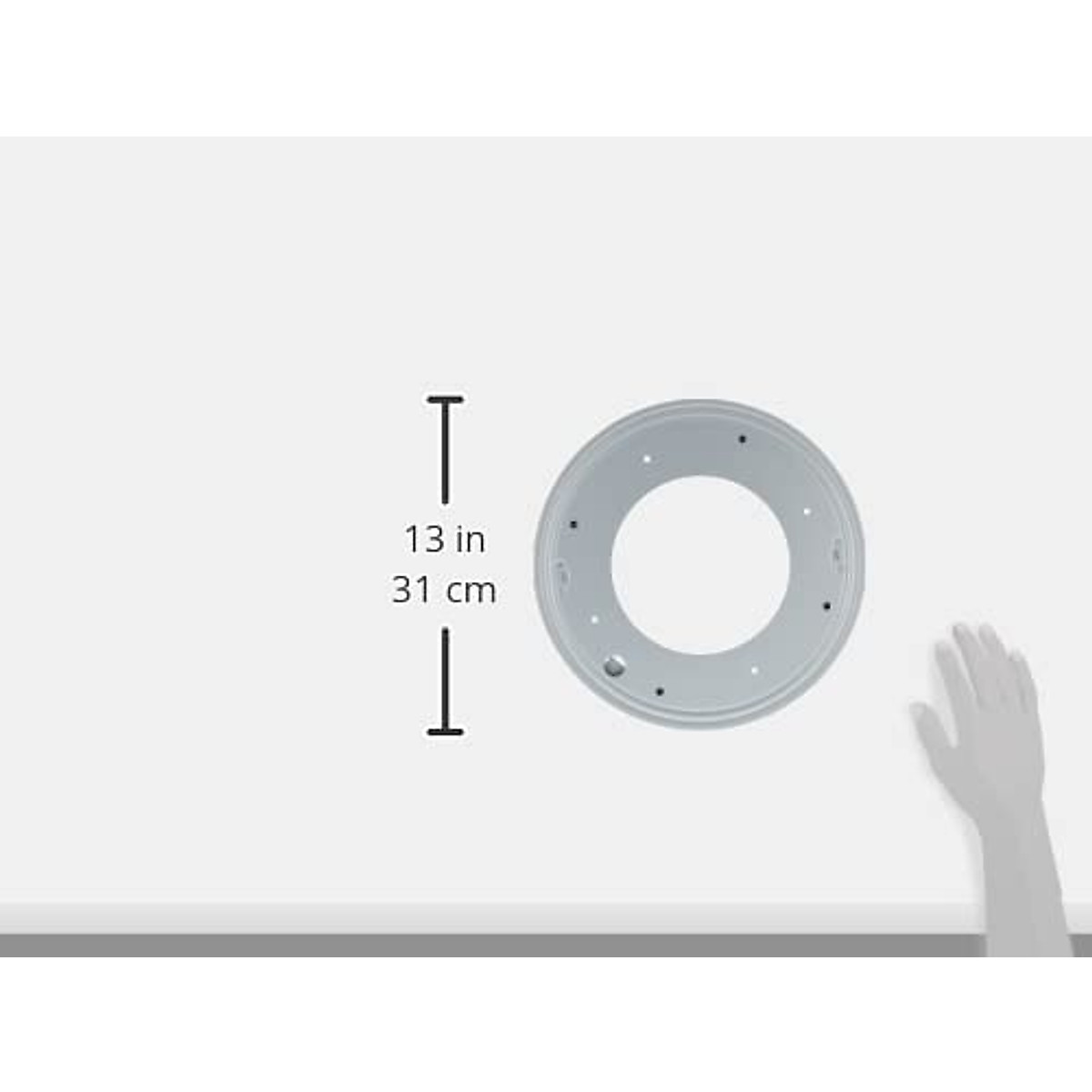 Shepherd Hardware 9549 12-Inch Lazy Susan, 1000-Lb Load Capacity