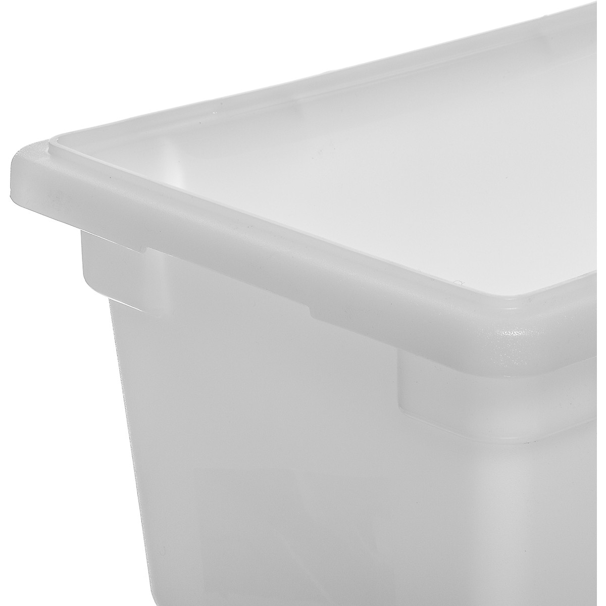 Carlisle FoodService Products Storplus Food Storage Container with Stackable Design for Catering, Buffets, Restaurants, Polyethylene (Pe), 5 Gallon, White