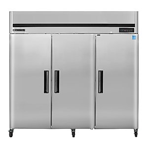Maxx Cold MCFT-72FDHC 81" Triple Door Entergy Star Reach-In Freezer, Top Mount, Stainless Steel