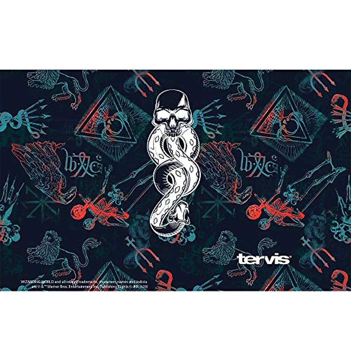 Tervis Triple Walled Harry Potter - Dark Art Collage Insulated Tumbler Cup Keeps Drinks Cold & Hot, 20oz, Stainless Steel