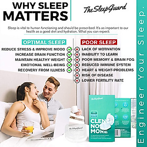 TheSleepGuard Mouth Guard for Clenching Teeth at Night [Pack of 4, Small & Large] – Custom Night Guards for Teeth Grinding, Bruxism, Jaw Pain, TMJ – Nighttime Protection During Sleep for Men and Women