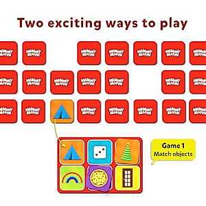 Skillmatics Board Game - Memory Match Shapes, Fun & Fast Memory Game for Kids, Preschoolers, Toddlers, Gifts for Boys & Girls Ages 3, 4, 5, 6, 7