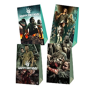 EKIH 12pcs Movie Party Favor Gift Bags for Movie Theme Birthday Party Decorations Supplies