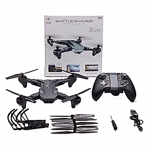 VISUO XS816 4k Drone with Camera Live Video, Teeggi WiFi FPV RC Quadcopter with 4k Camera Foldable Drone for Beginners - Altitude Hold Headless Mode One Key Off/Landing APP Control Long Flight Time