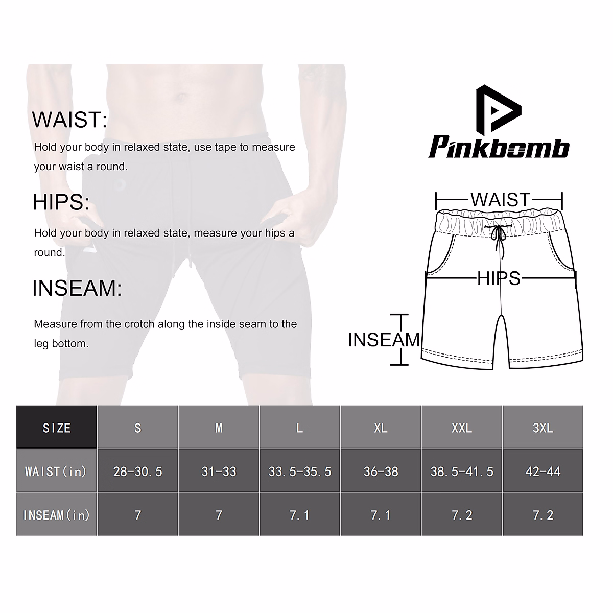Pinkbomb Men's 2 in 1 Running Shorts Gym Workout Quick Dry Mens Shorts with Phone Pocket (Khaki, Medium