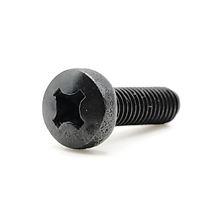 ReplacementScrews Rear License Plate Screws Compatible with Hyundai Santa Fe - Stainless Steel - Black Oxide (Pack of 4)