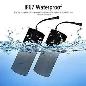 Motorcycle Heated Grips Cover USB Waterproof & Dustproof Temperature Adjustable Handlebar Grip, Winter Electric Heated Handlebar Cover Motorcycle Handlebar Warmer with Switch