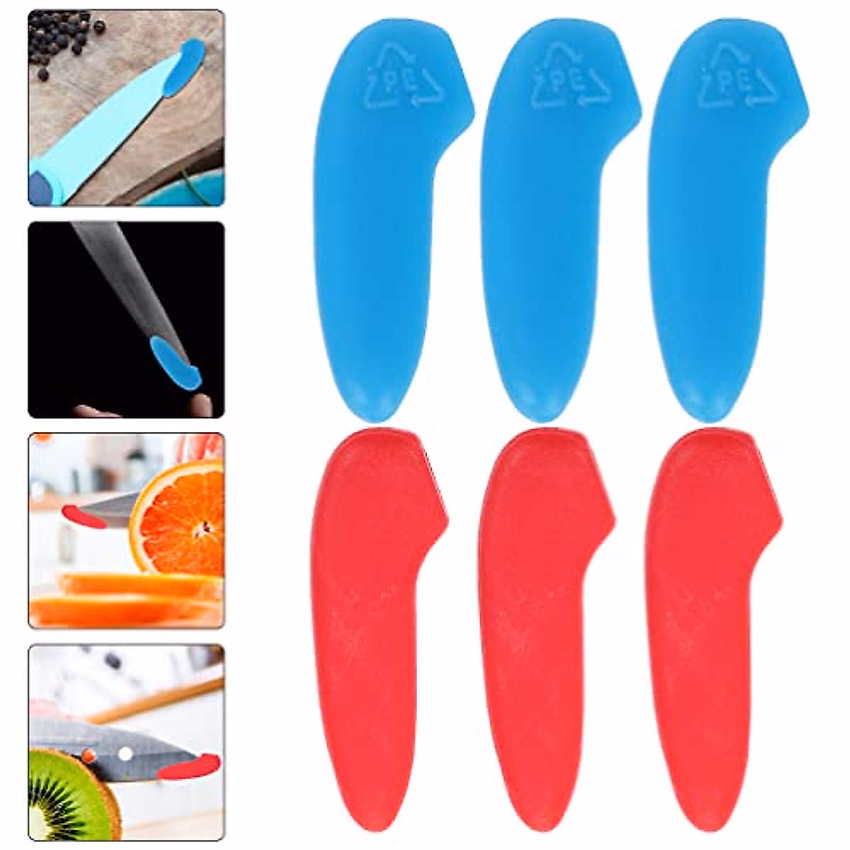 Hemoton 30pcs Knife Tip Protecting Sleeves Knife Tip Cover Blade Knives Tip Protector Knives Guards Knives Point Cover Anti-scratch Protection Kitchen Knives Accessories