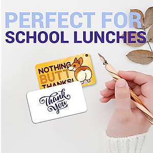 70 Punny Kudos Cards – Funny Pun Humor Blank Back Thank You Appreciation & Recognition Postcard – School Lunch Box Kids Notes – Business Employee Motivational Affirmation Bulk Gift – Teacher Reward