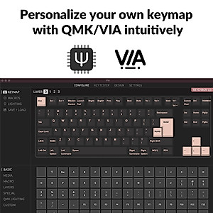 Keychron Q3 Barebone ISO Knob Version, QMK/VIA Wired Custom Mechanical Keyboard, Full Aluminum Hot-swappable Tenkeyless Layout Double-Gasket DIY Kit, Programmable Macro for Mac Windows Linux - Black