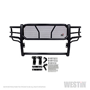 Westin 57-3555 Black HDX Grille Guard fits 2010-2018 Ram 2500 3500