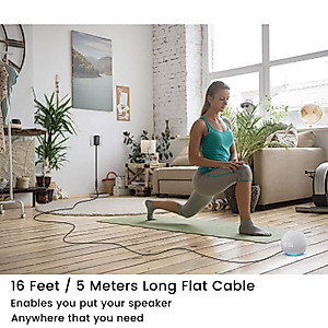 Extension Cable Replacement for dot Kids Edition, dot 4th gen, Alexa dot 3rd Generation, Show 5 - Charger Power Extension Cord 16ft