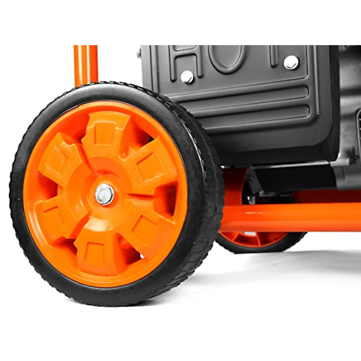 WEN DF623X 6250-Watt 120-Volt/240-Volt Dual Fuel Electric Start Portable Generator with Wheel Kit and CO Shutdown Sensor, Black