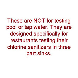 Peracetic Acid 0-160 ppm & Chlorine 0-200 ppm Test Strips [100 Strips of Each]