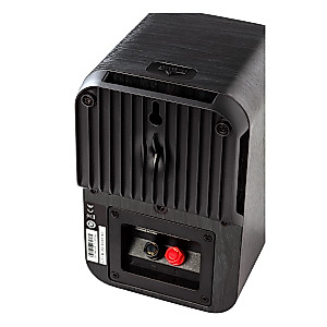 Polk Signature Elite ES10 Surround Loudspeaker - Hi-Res Audio Certified, Dolby Atmos & DTS:X Compatible, 1" Tweeter & 4" Woofer, Power Port Technology for Effortless Bass (Pair, Stunning Black)