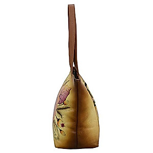 Anna by Anuschka womens Tote, Rustic Bouquet, Medium