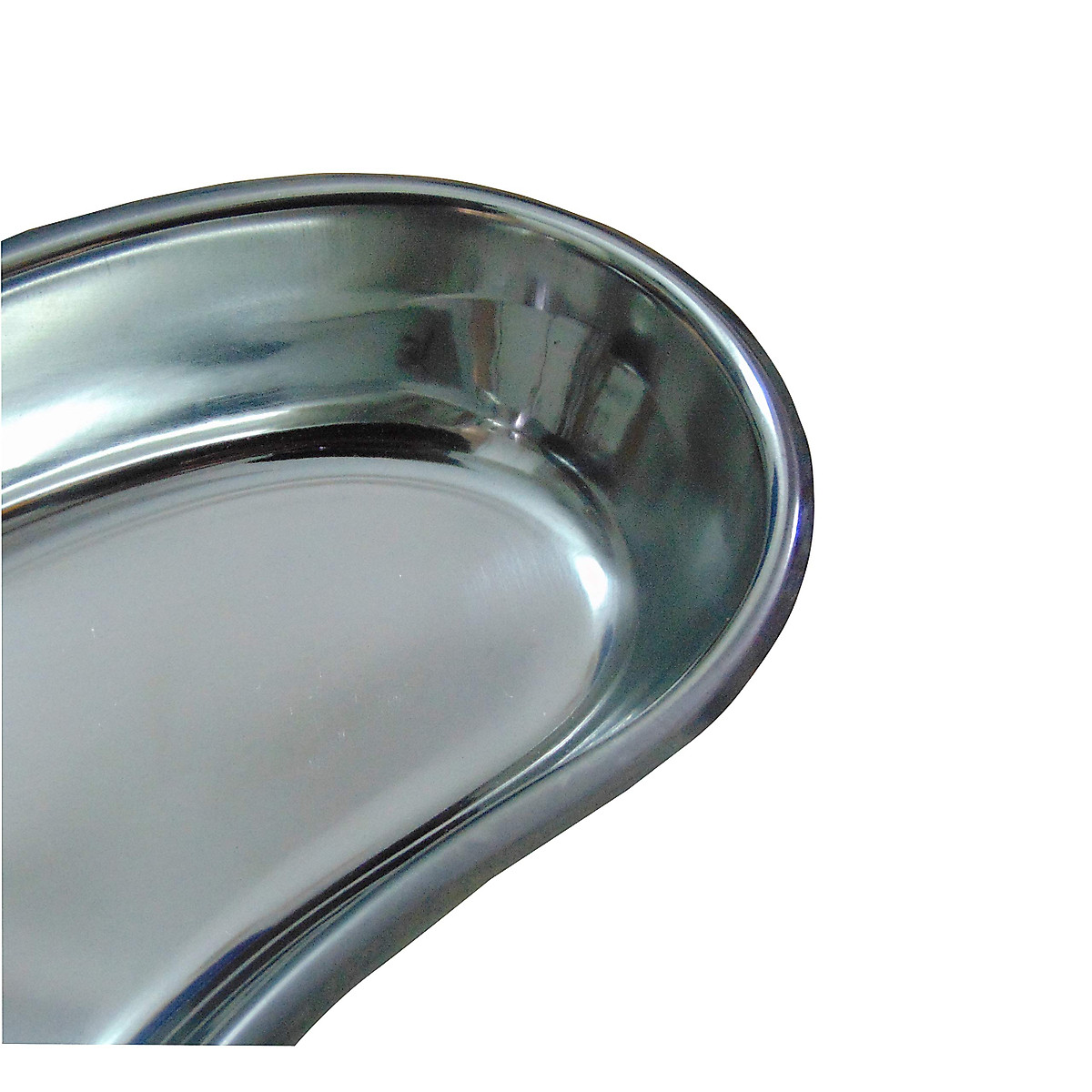 Bosky Stainless Steel Large Kidney Tray 12" inch Emesis Basin 40 oz Reusable Metal Kidney Bowl Dish for Solid dressings