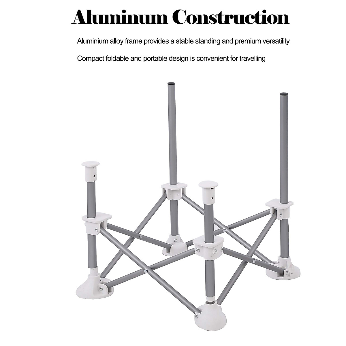 PandaEar Portable Travel Booster Seat with Tray| Folding Baby Seat Booster High Chair for Dining Table| Compact Camping Chair for Lawn, Beach Indoor/Outdoor Use| Toddlers, Kids