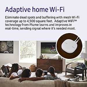 Samsung SmartThings WIFI Mesh Router Range Extender SmartThings Hub Functionality Whole-Home WIFI Coverage (Renewed)