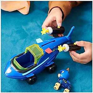 Paw Patrol Aqua Pups, Chase Transforming Shark Vehicle with Collectible Action Figure, Kids Toys for Ages 3 and up