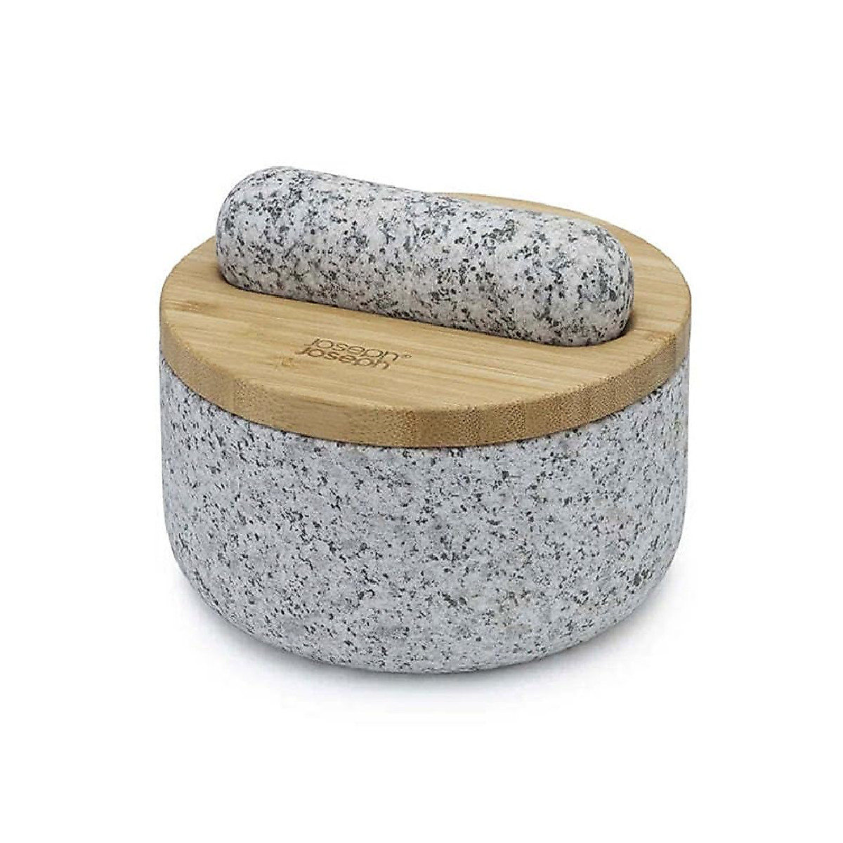 Joseph Joseph Dash™ Pestle & Mortar Set with Bamboo Lid,Gray