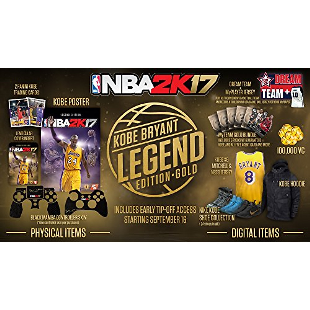 NBA 2K17 - Legends Gold - PlayStation 4