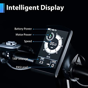 YAMEE 750S Off-Road Electric Bike for Adults, Ebikes, 48V 14.5AH Lithium Battery Folding Bike Shimano 8 Speed Shifter Electric Bikes 20" 4.0 All Terrain Fat Tire Ebike for Men Women