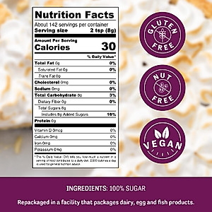 Judee's Superfine Caster Sugar - 2.5 lbs - Delicious and 100% Gluten-Free - Bakers Sugar for Homemade Treats, Baked Goods, and Toppings - Airy and Smooth