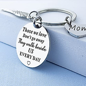 Grieving Mother Gifts Mom Memorial Gifts Keychain for Loss Of Mom Mother Sympathy Gifts for Loss Of Mom Loved One Father Grandma Papa Grieving Mother Gifts Passing Away Funeral Gifts for Mom Key Ring