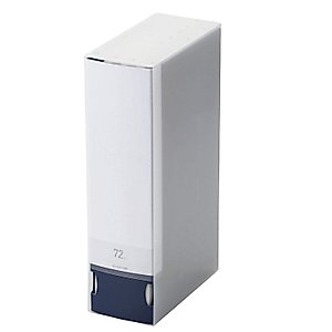 ELECOM Non-Woven Fabric Media File and Clear Case for CD, DVD, and Blu-ray 72 Disks Storing/Blue/CCD-FB72BU