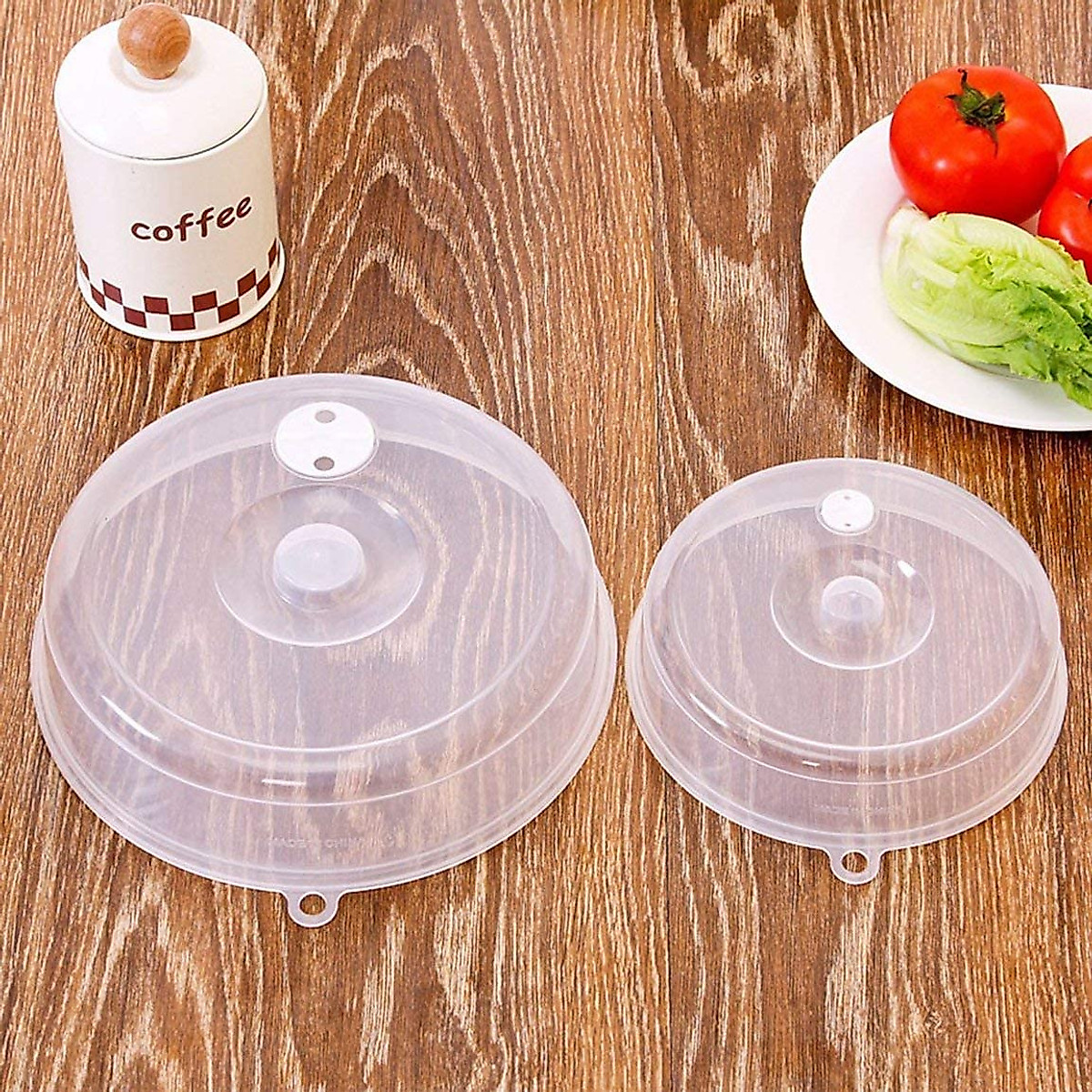 U-M Microwave Plate Cover with Steam Vents Dish Cover Microwave Splatter Cover Attractive