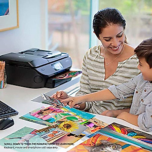 HP ENVY Photo 7855 All in One color Photo Printer with Wireless Printing, HP Instant Ink ready, Works with Alexa (K7R96A)