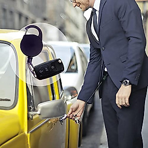 Retractable Key Chain Key-Rings - Heavy Duty Key Holder Belt Clip with Multitool Carabiner, Durable Retractable Keychain Key Holder-Rings/Carabiner, 25 Inch Steel Wire Cord