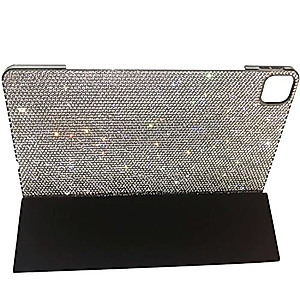 Teazgopx Glitter Diamond iPad Pro 12.9 Case 6th / 5th / 4th / 3rd Generation 2022/2021 / 2020/2018 - Over 5000 High Quality Hand Glued Rhinestone,Sparkle Bling Fashion Luxury Shiny Crystal Hard Shell