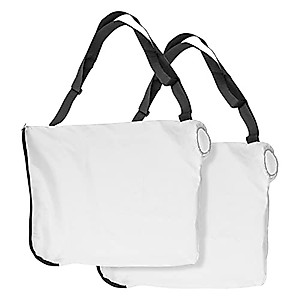 530095564 Blower Leaf Vacuum Bag - for Husqvarna Craftsman Poulan Pro Poulan Weed Eater Roper Sears Rally EHP & Yard Pro 530095599 Leaf Vacuum Bags Bottom Zippered Design- 2 Pack