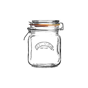 Kilner Square Swing Top Glass Jar | 1L