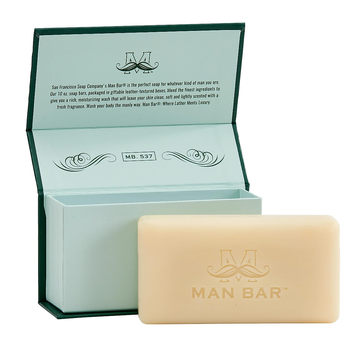 San Francisco Soap Company Siberian Fir Fragrance Man Bar - Hydrating - No Harmful Chemicals - Good for All Skin Types - Made in the USA