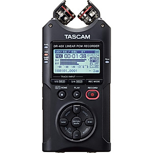 Tascam DR-40X FOUR TRACK AUDIO RECORDER/USB AUDIO INTERFACE