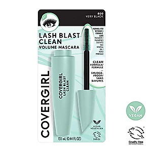 COVERGIRL Lash Blast Clean Volume Mascara, Very Black, 0.44 Fl Oz, Pack of 1