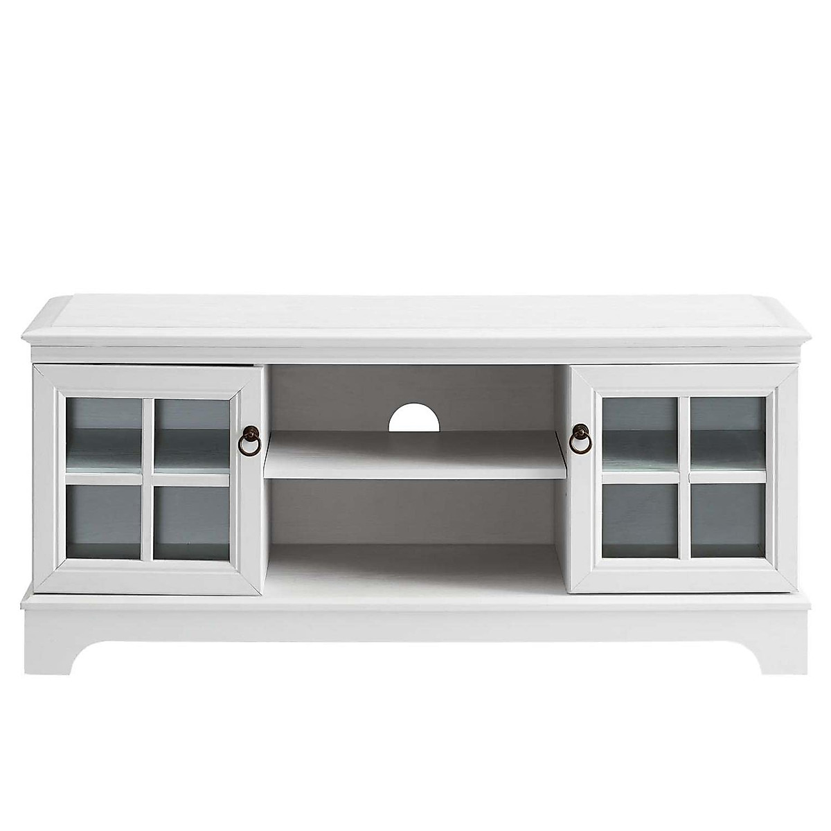 Modway Pacific Coastal Contemporary 47" TV Stand in White, 47 Inch