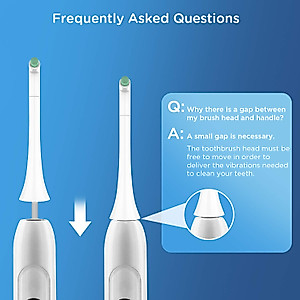 Interdental Replacement Toothbrush Heads for Philips Sonicare Click-on Brush Head System, for Cleaning Braces/Between Teeth/Back Teeth (4-Pack, White)